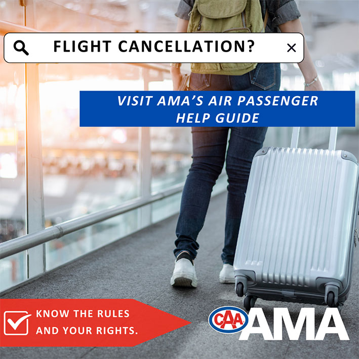 AMA Launches Air Passenger Help Guide for Flight Disruptions