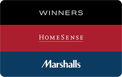 Winners, HomeSense & Marshalls Gift Card | AMA Rewards
